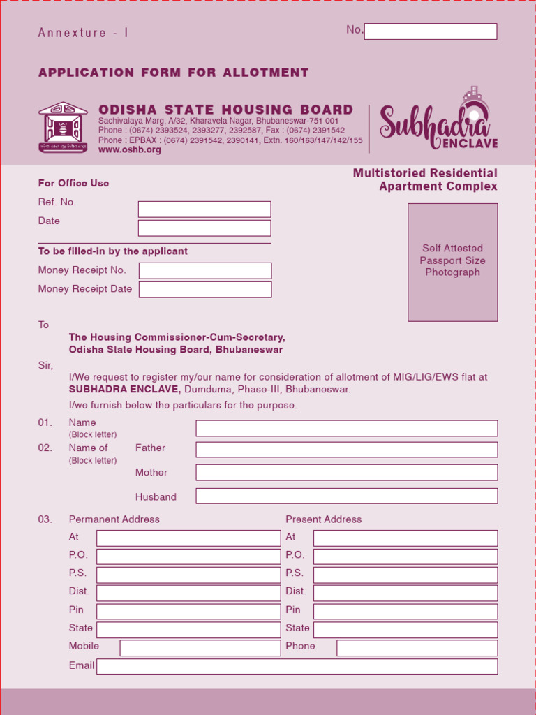 OSHB Subhadra Enclv Offline Application | PDF