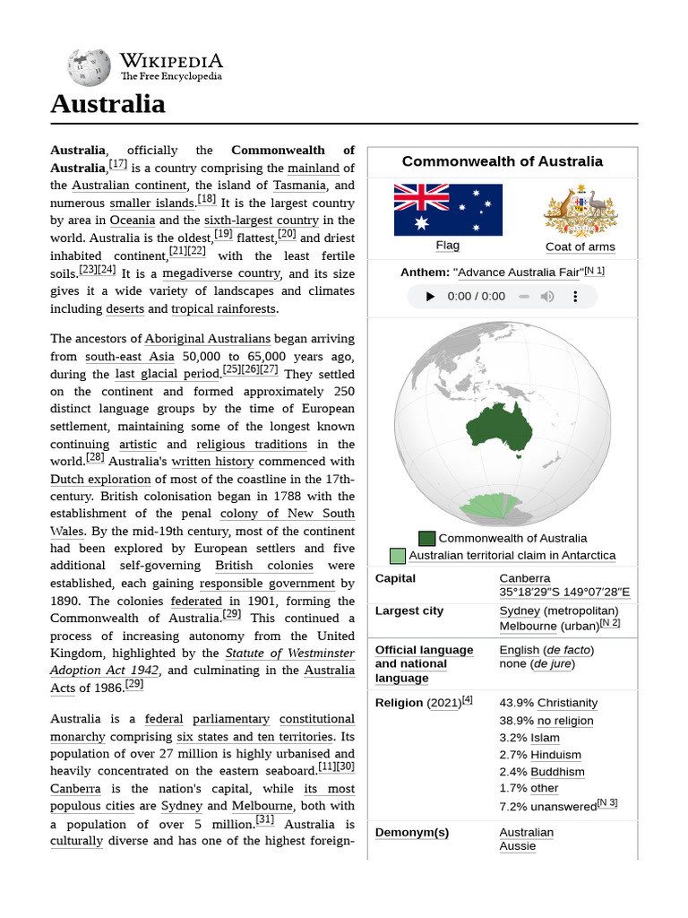 Australia | PDF