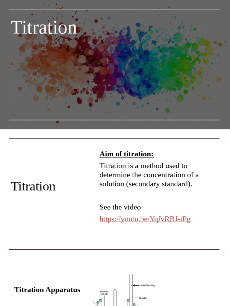 Titration Pdf