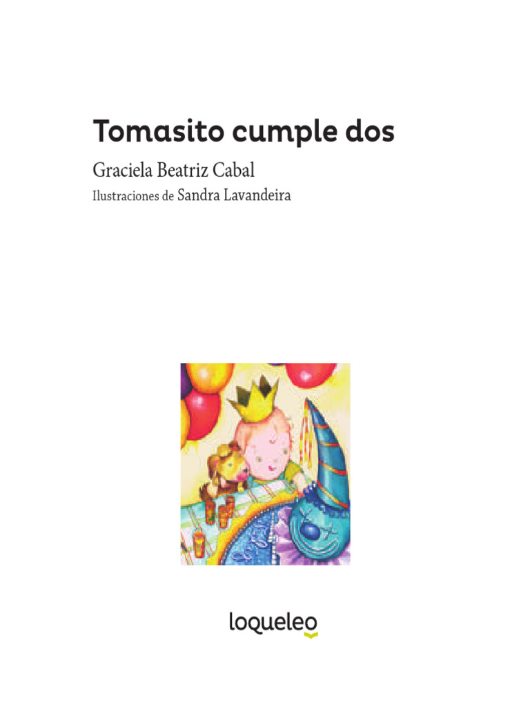 primeras-paginas-tomasito-cumple-dos | PDF