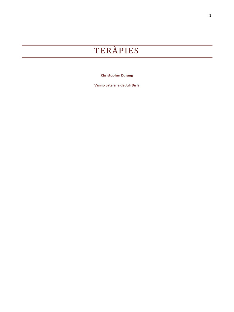 Terapies | PDF