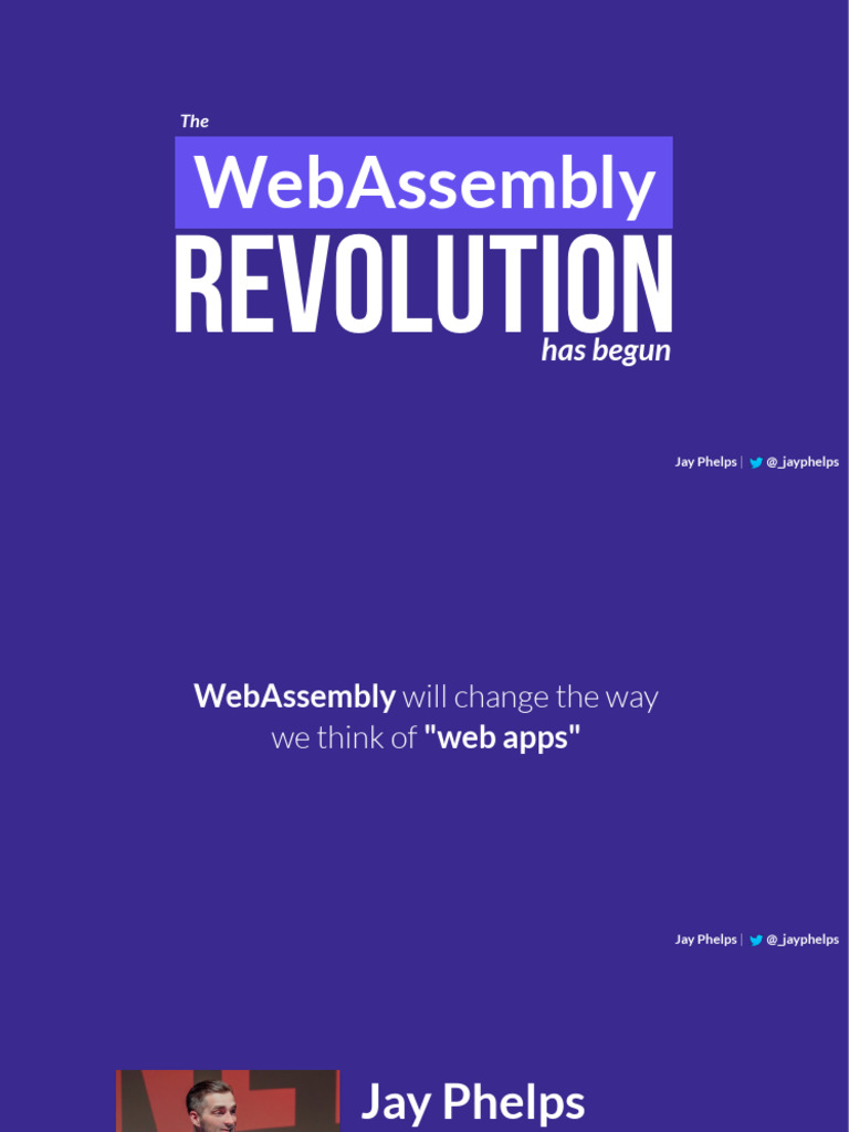 The WebAssembly Revolution Has Begun - Key (PDFDrive) | PDF