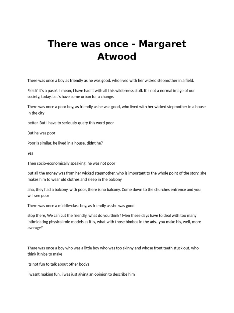 There Was Once | PDF