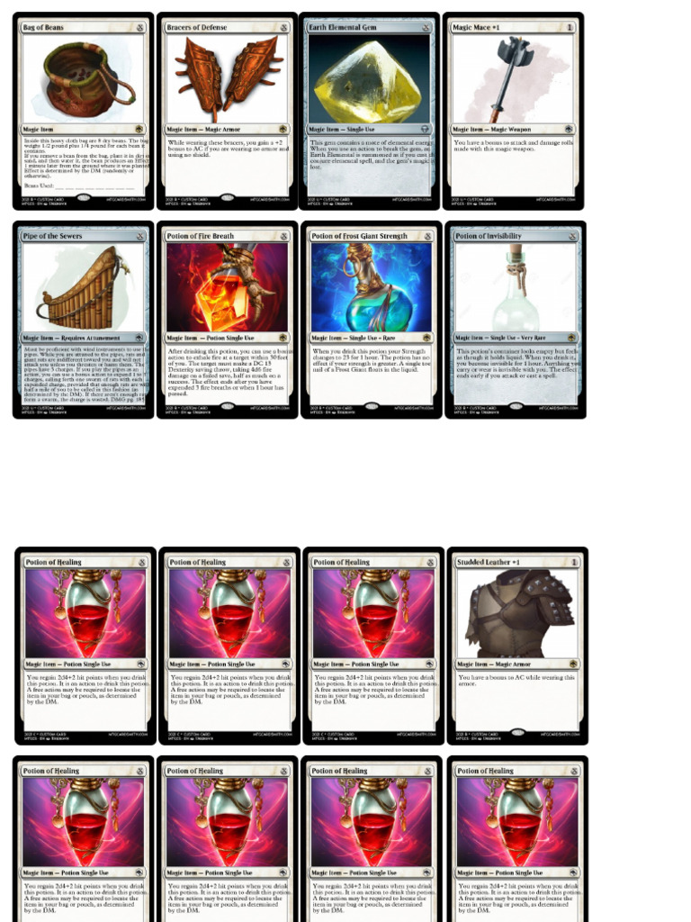 Item Cards - Print Version | PDF