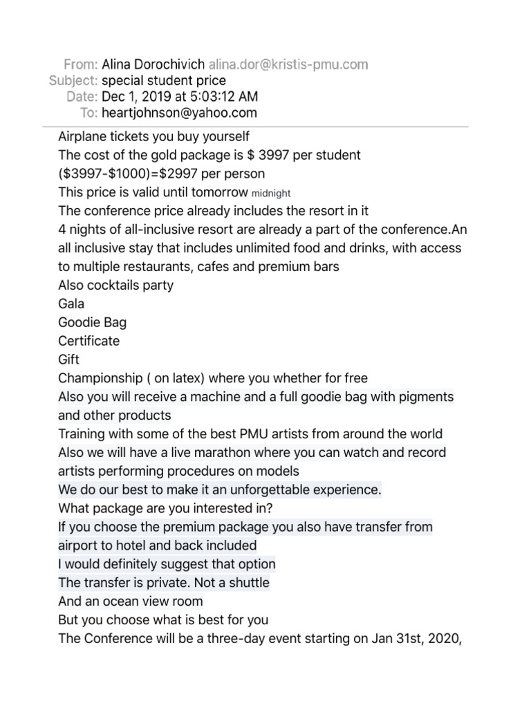 Re Special Student Price | PDF