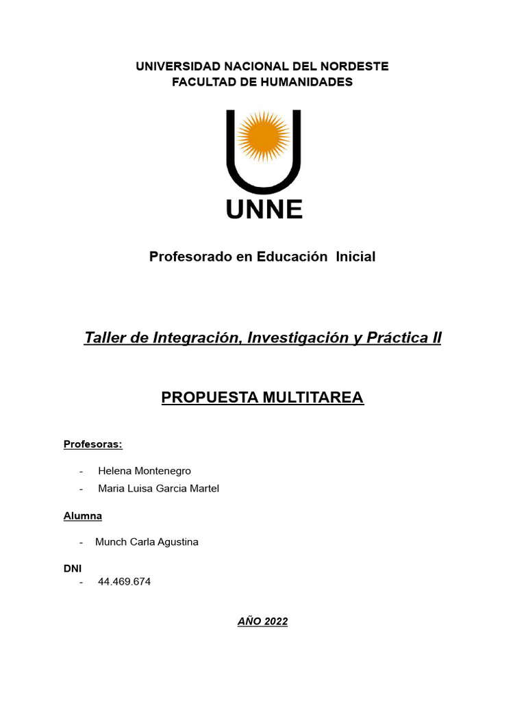 PROPUESTA MULTITAREA. MUNCH. (1) - Compressed | PDF