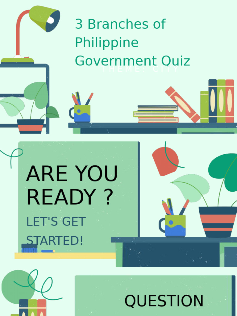 3 Branches of the Government Quiz | PDF