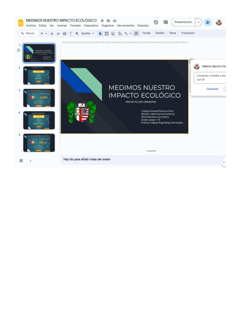 MEDIMOS NUESTRO IMPACTO ECOLÓGICO - Presentaciones de Google | PDF