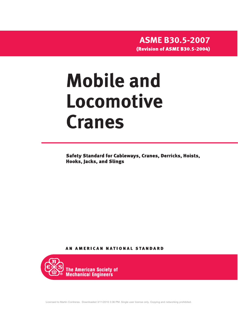 04 Norma ASME B30 - 5 - 2007 | PDF