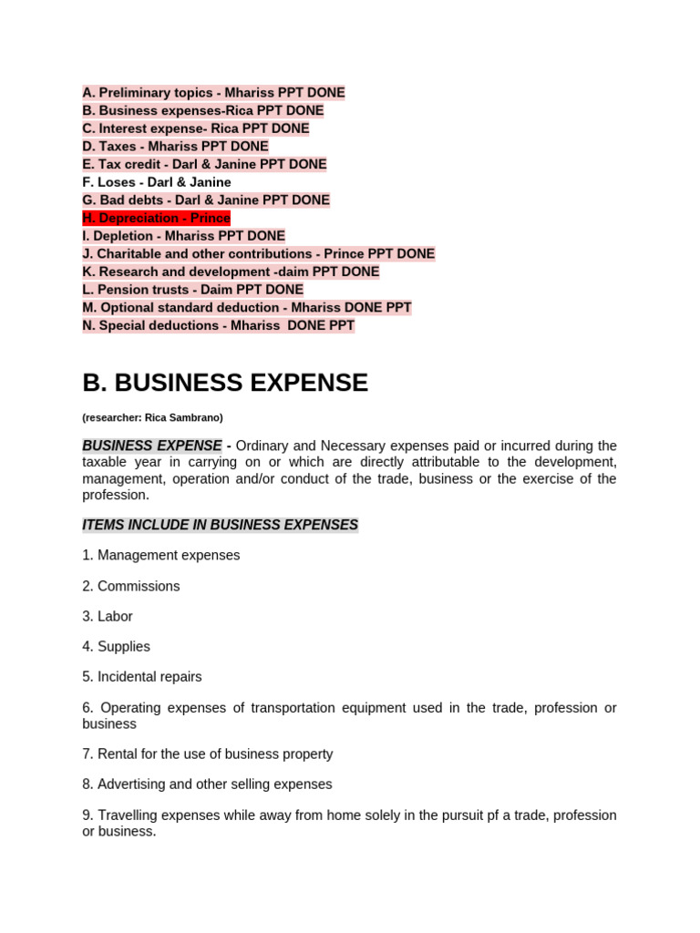 Income Tax report | PDF