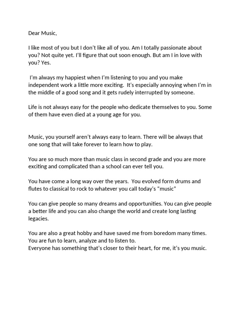 Music Poem | PDF
