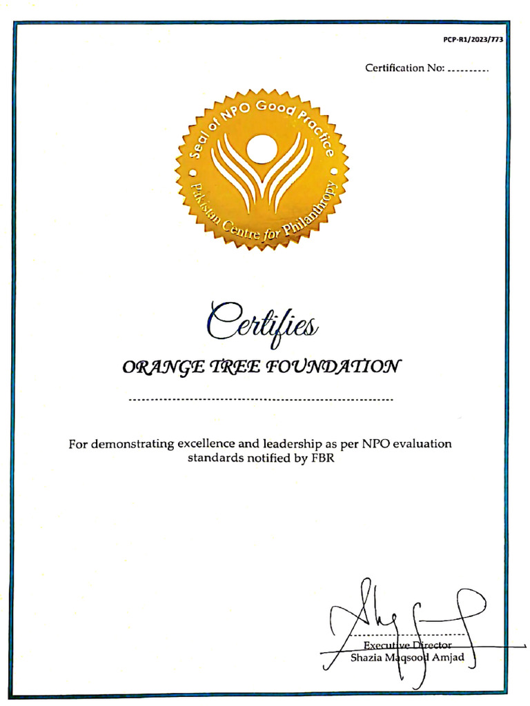 PCP Certificate | PDF