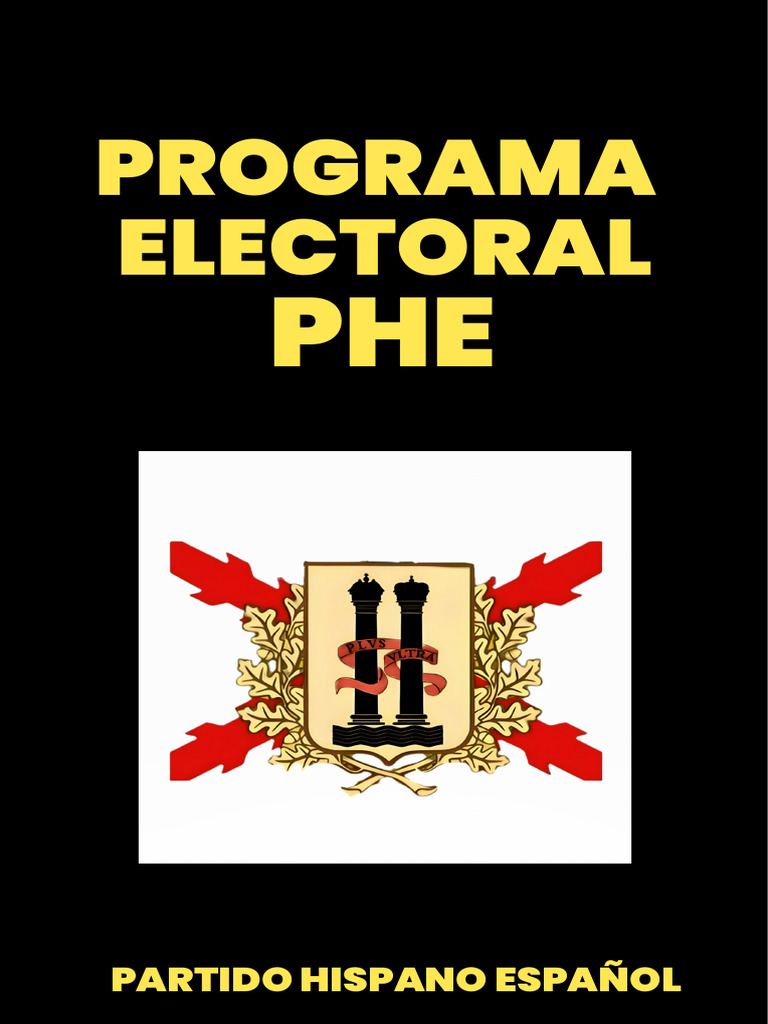 Programa Electoral PHE | PDF