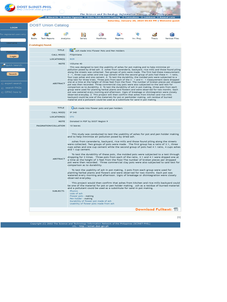 DOST SciNet Phil | PDF