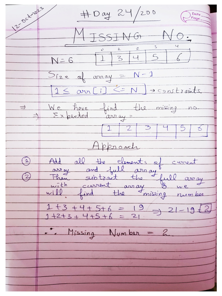 Arrays Mastering Missing No Fibonacci | PDF
