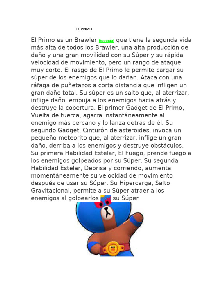 EL PRIMO | PDF