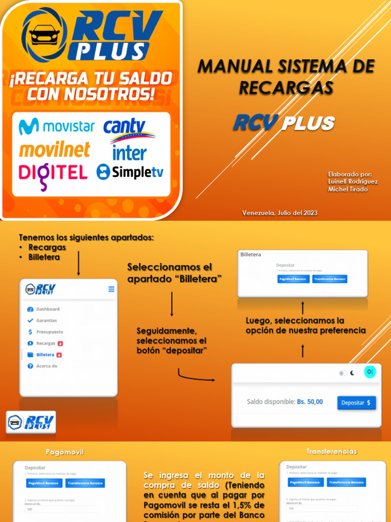 Presentacion sistemas de recargas vF | PDF