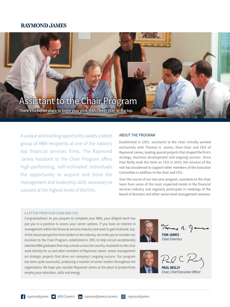 assistant-to-the-chair-program-brochure | PDF