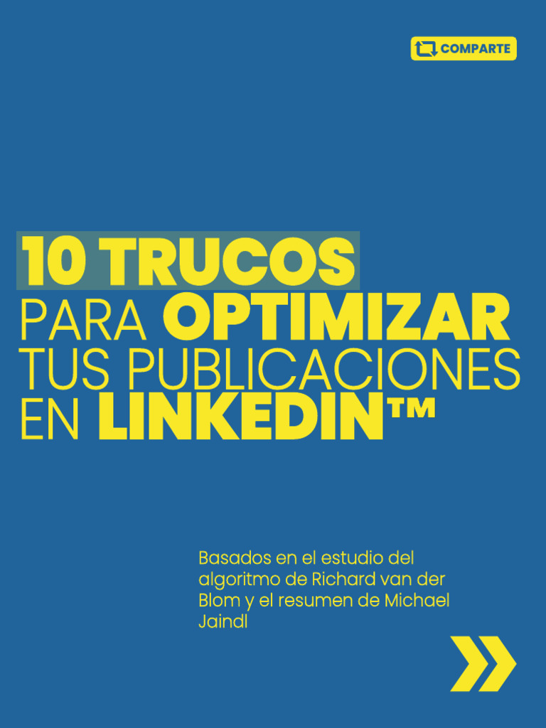 LinkedIn Tips (Trucos para Publicar en LINKEDIN) | PDF