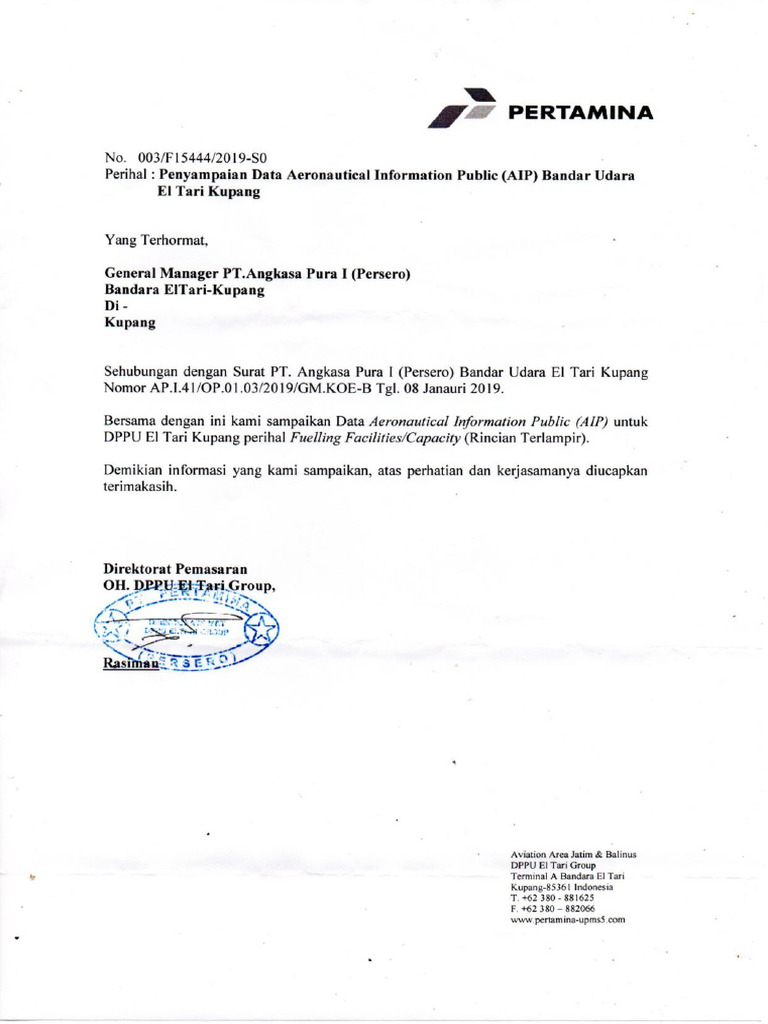 Data Pertamina | PDF