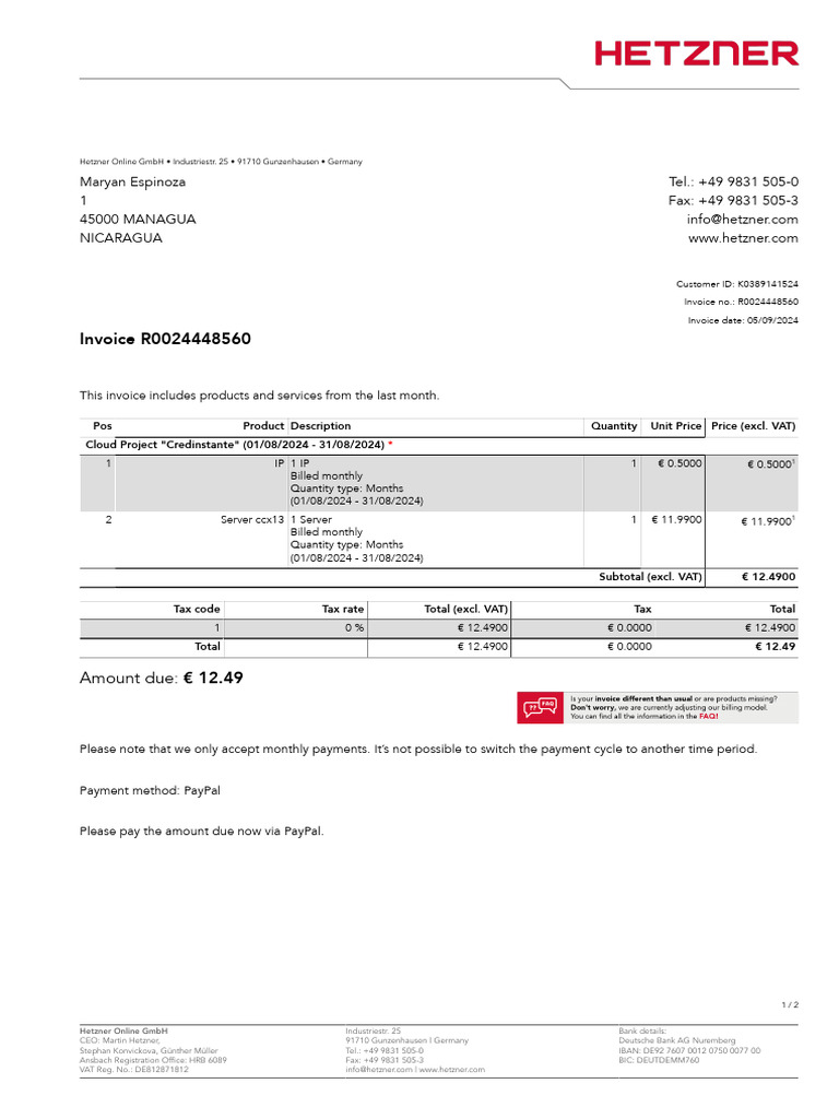 Hetzner 2024-09-05 R0024448560 | PDF