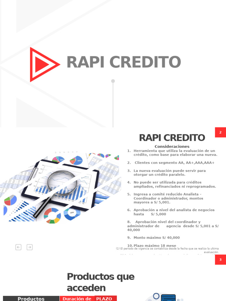 Credi Rapido - Credi Ya - PPT Con Las Mejoras 2024 Con Tutorial.... | PDF