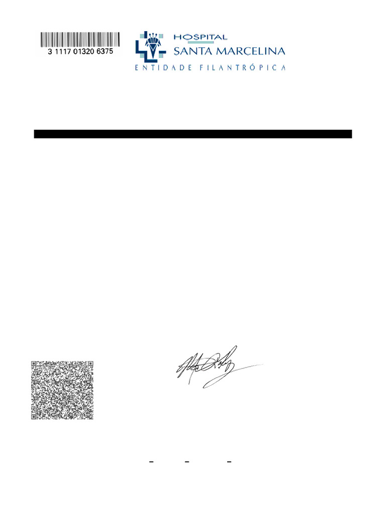 Atestado Medico Santa Marcelina Carla Sacilotti Dos Santos | PDF