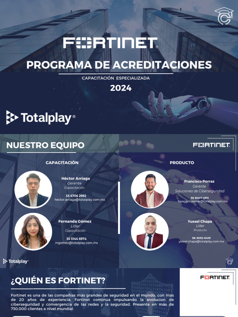 Programa de Acreditaciones Fortinet 2024 1 - 1 | PDF | La seguridad informática | Seguridad