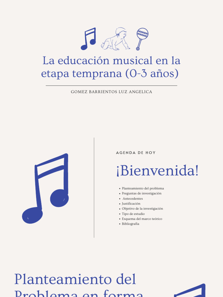 La Educación Musical en La Edad Temprana (0-3 Años) | PDF | México