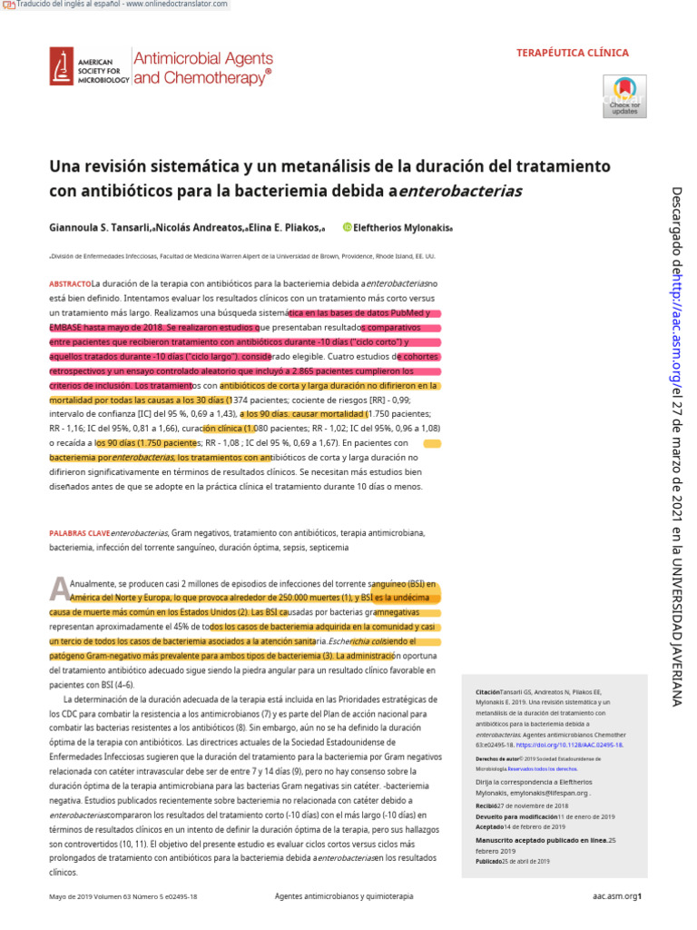 3.A Systematic Review and Meta-Analysis of Antibiotic Treatment ...