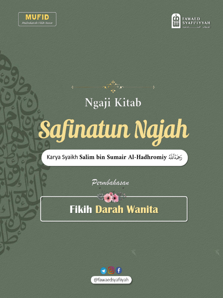 Ngaji Safinah - Bab Haidh | PDF