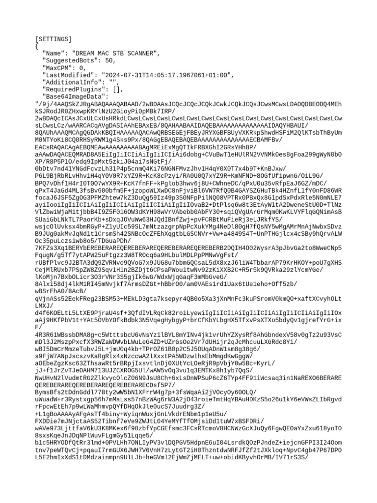 Dream Mac STB Scanner | PDF