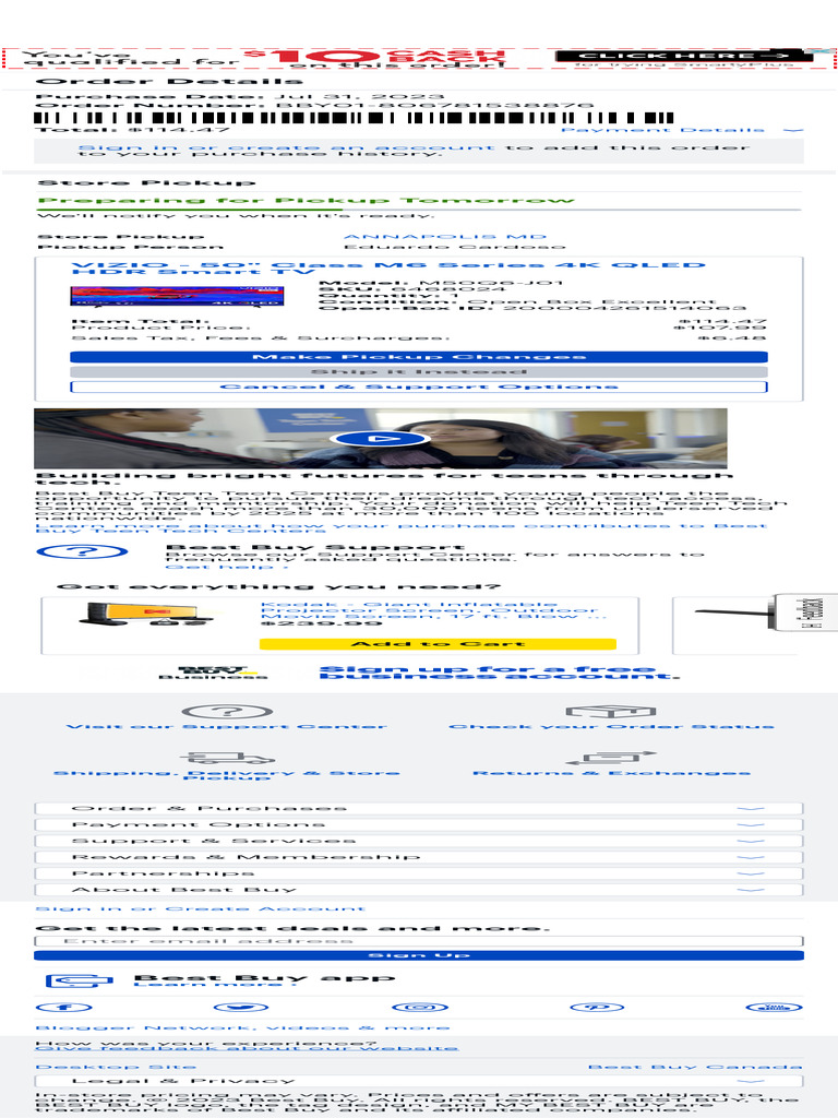 Best Buy Order Details | PDF