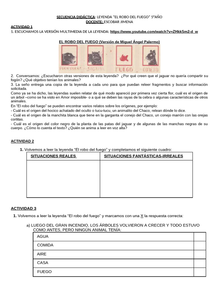 El robo del fuego | PDF