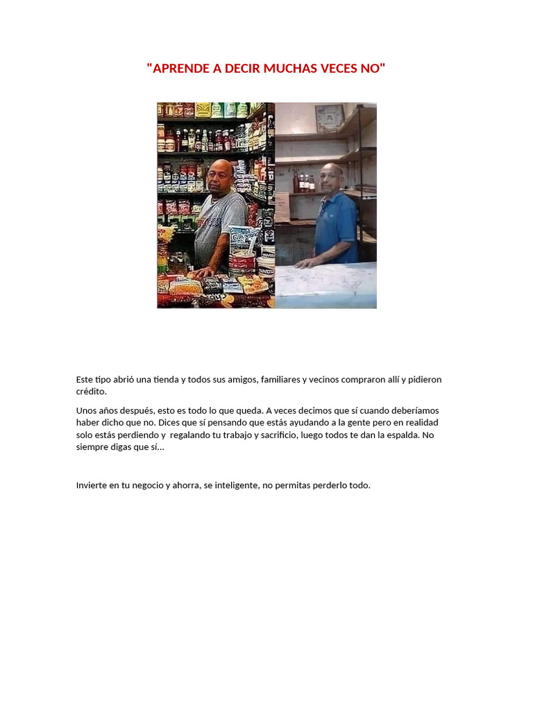 aprende decir NO! | PDF aprende decir NO! | PDF