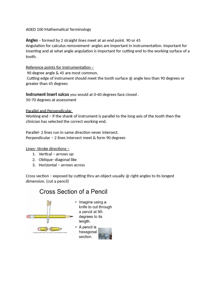 ADED 100 Mathematical Terminology | PDF
