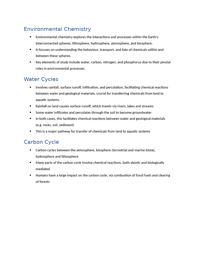 Week 1 - Study Notes | PDF