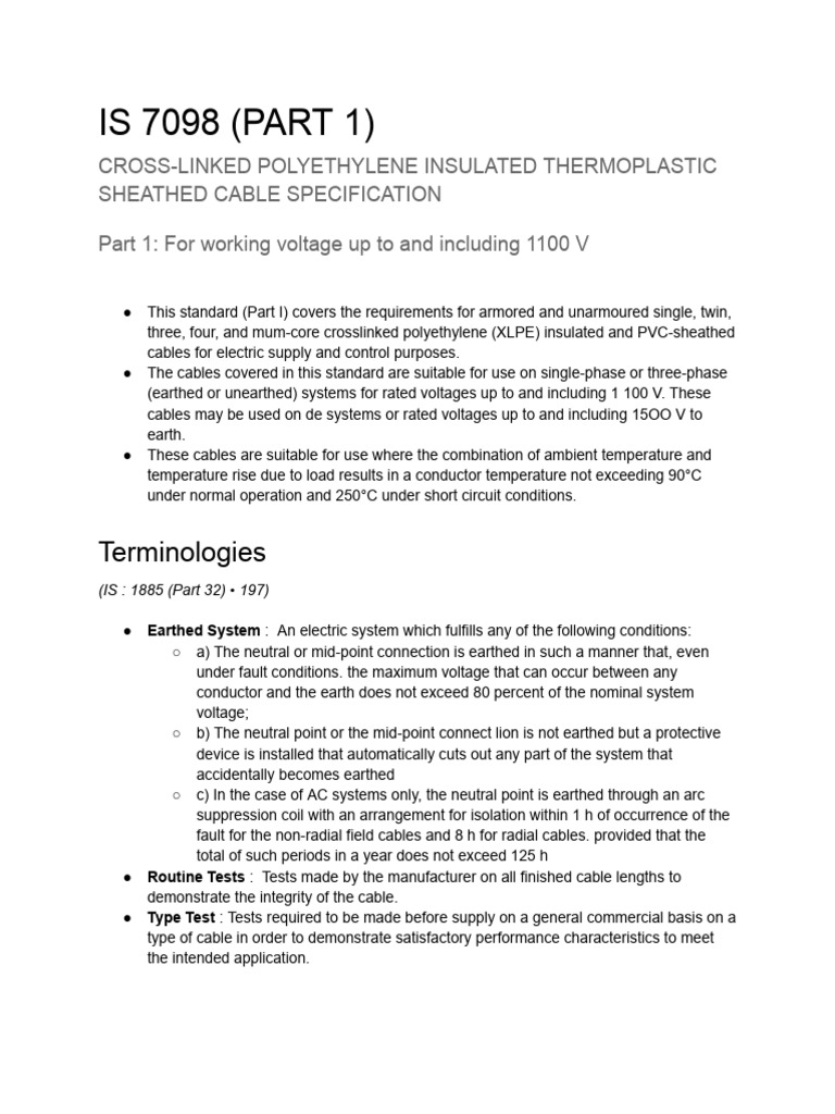 Is 7098 (Part 1) | PDF