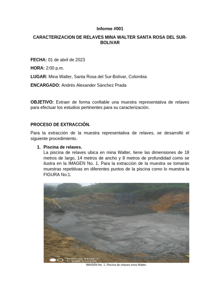 Informe #001 | PDF