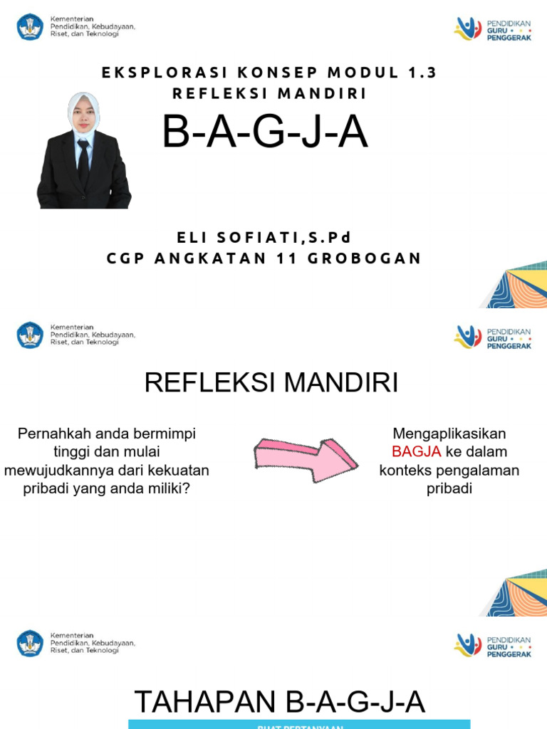 Kerangka Tahapan BAGJA ELI | PDF