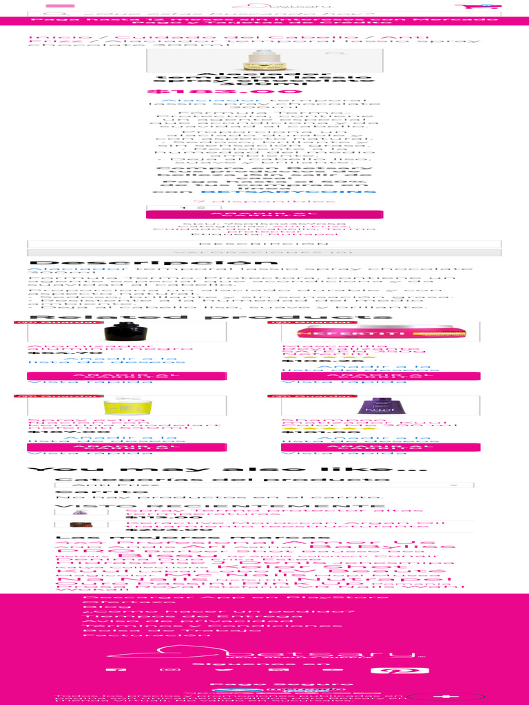 Alaciador Temporal Lassio Spray Chocolate 300ml - Betsary Real Beauty ...