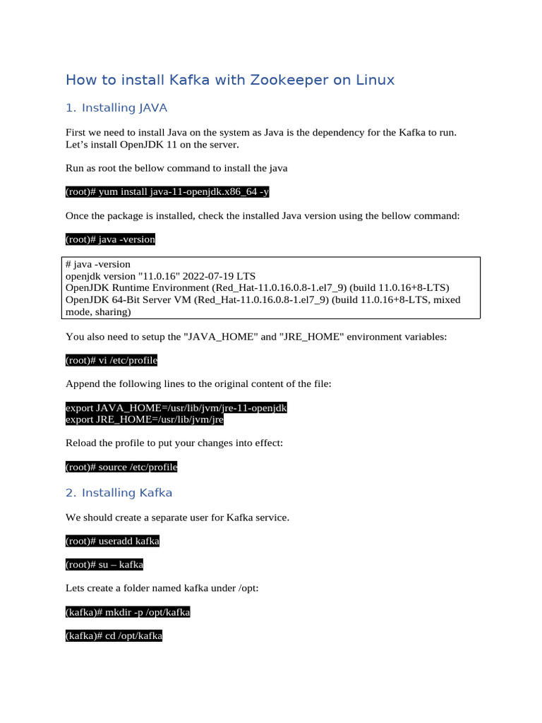 Kafka Training Part1 | PDF