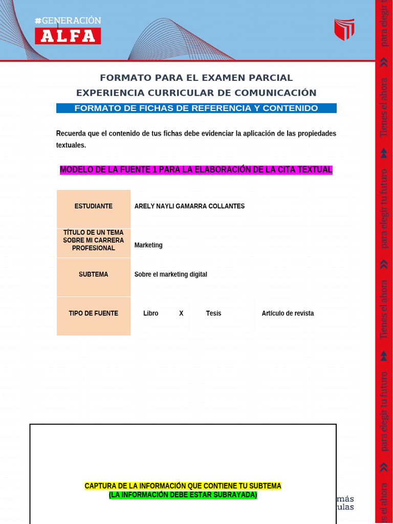 Copia de Formato para El Examen Parcial 2 Arely | PDF