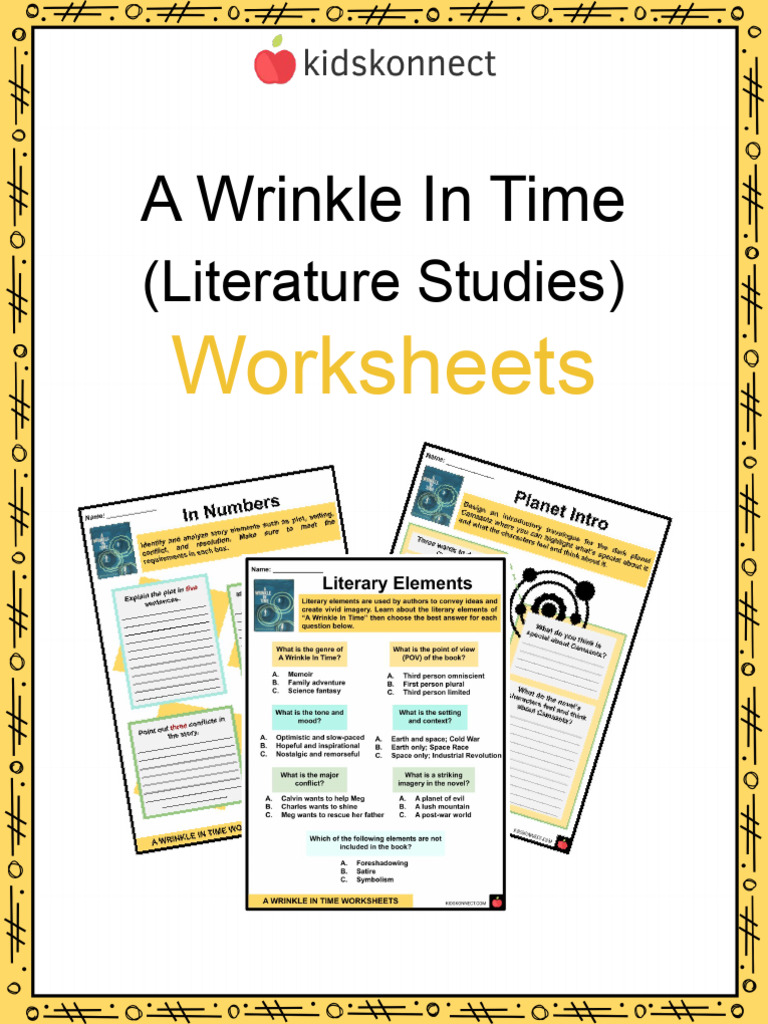 Literature - A Wrinkle in Time Worksheets | PDF