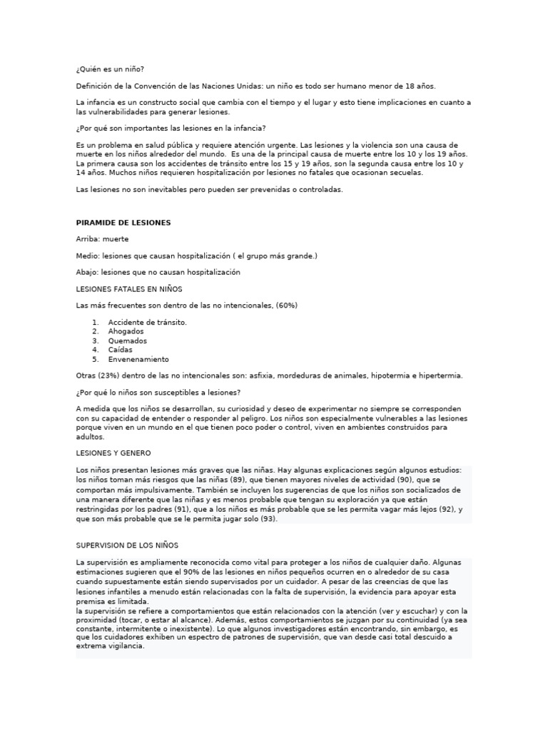 Lesiones de Causa Externa | PDF