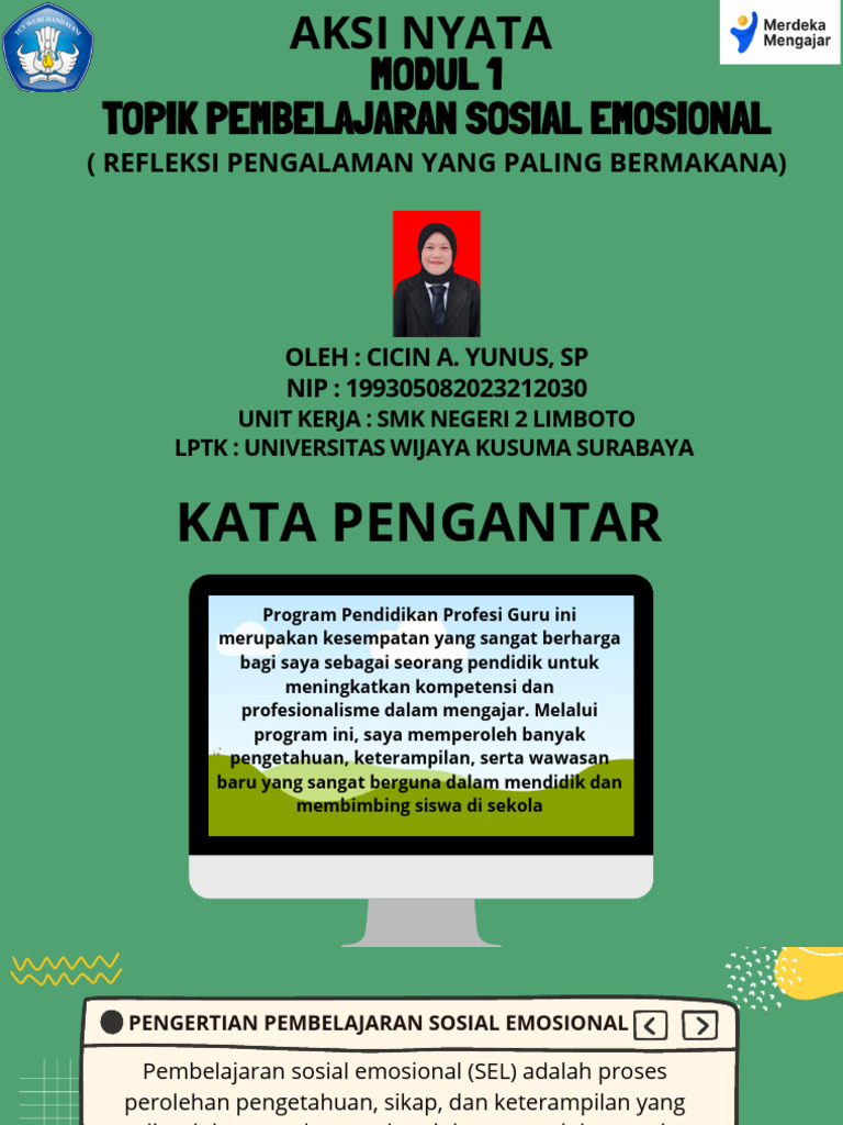 Jurnal Modul 1 Pse - Cicin A. Yunus. | PDF | Career & Growth | Self-Improvement