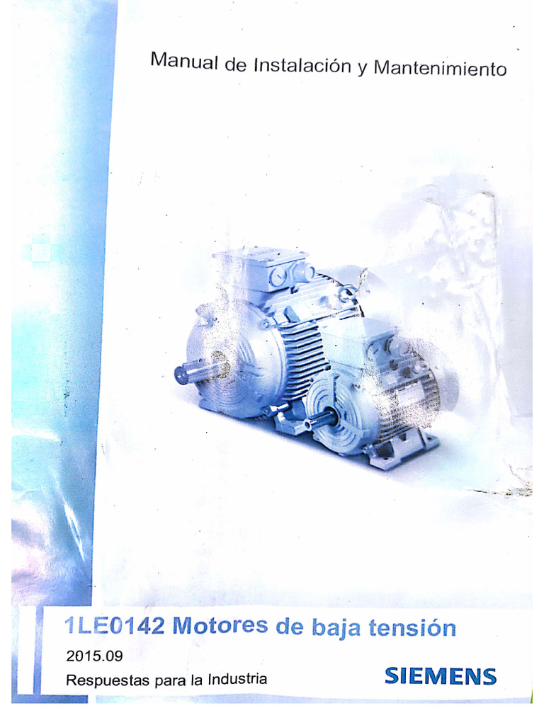 Manual Motor Simens | PDF