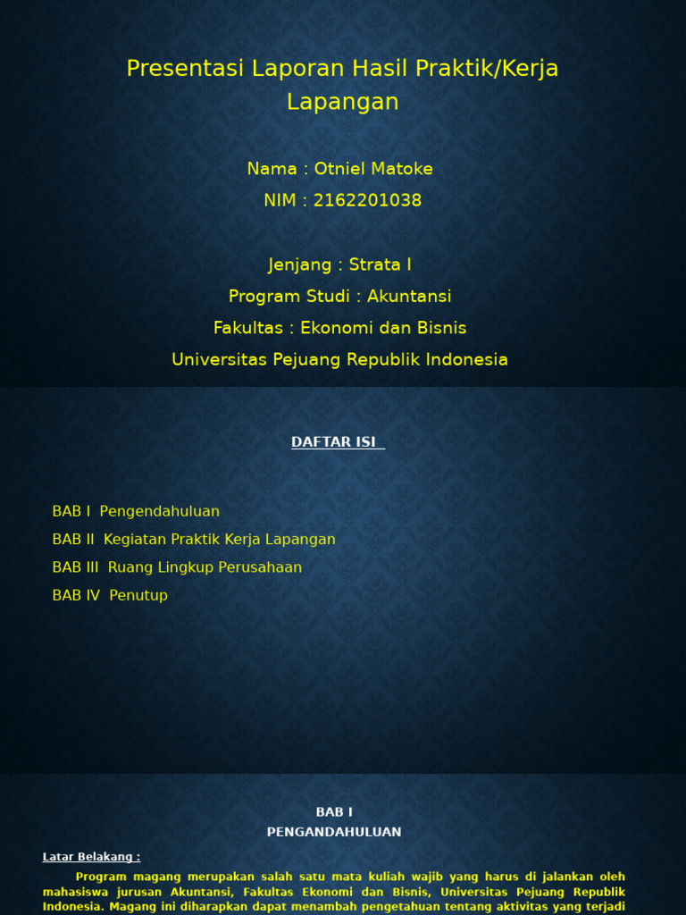 Presentasi 2024 | PDF