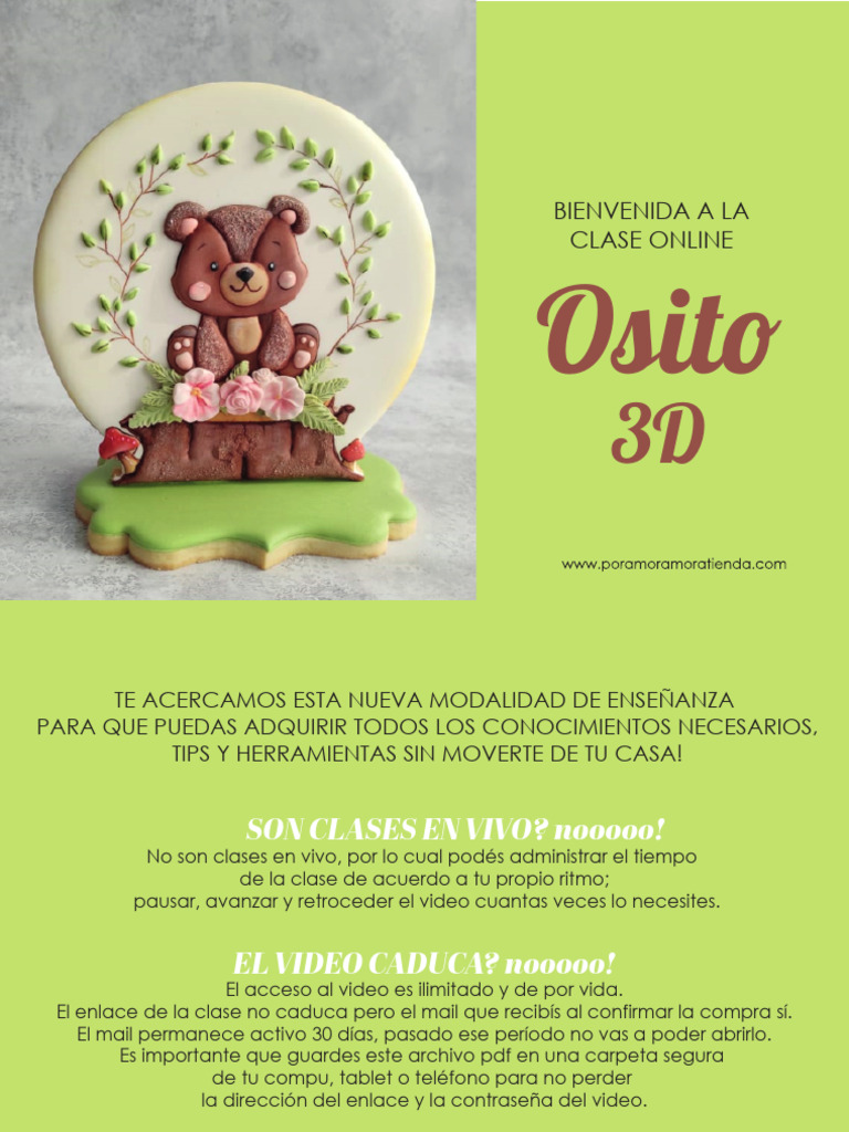 Osito: Bienvenida A La Clase Online | PDF