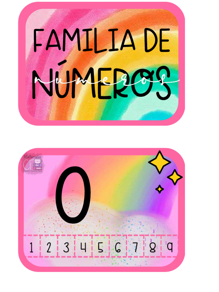 familia de numeros | PDF
